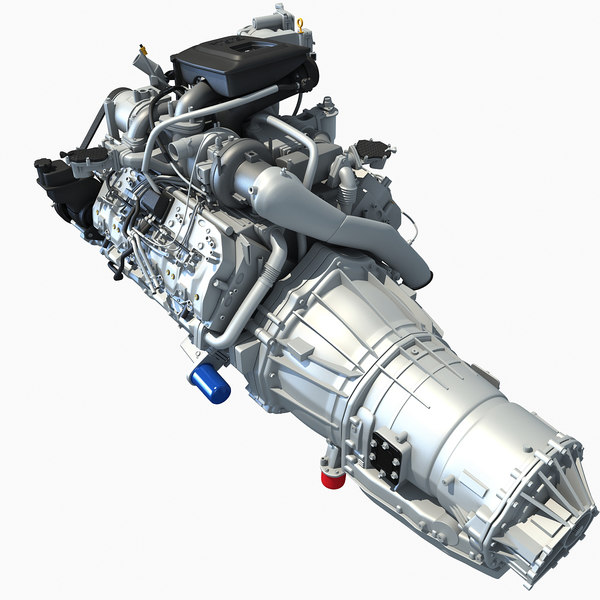 3d duramax v8 turbo engine model
