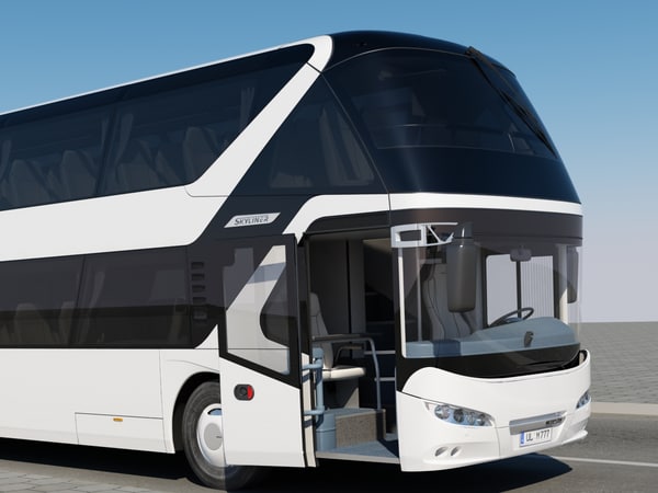 3d model neoplan skyliner 2011