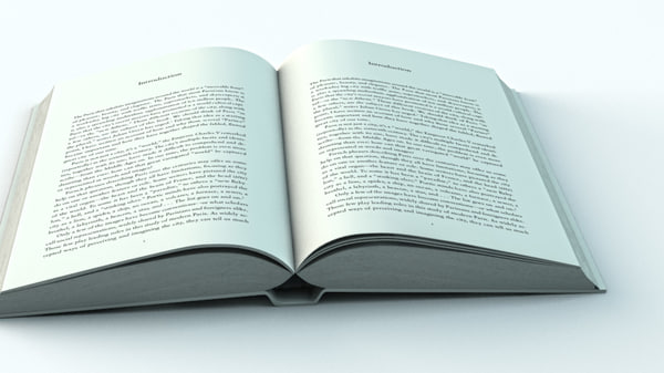 3ds max open book