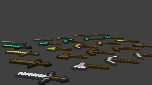 3d tools minecraft