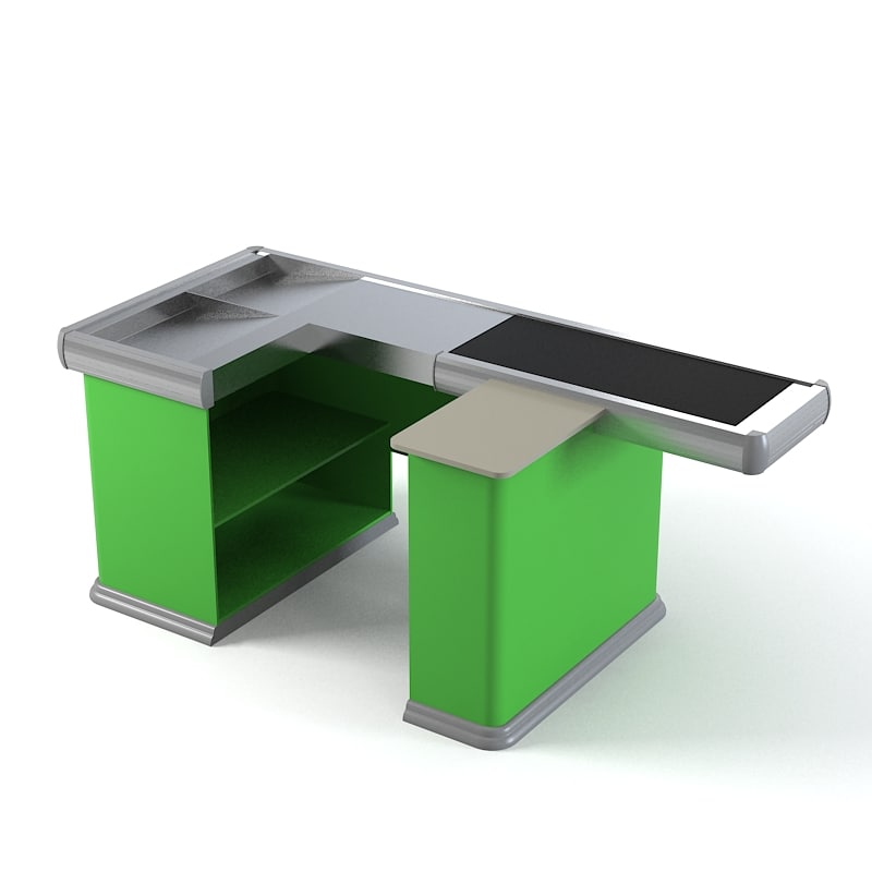 cash table supermarket 3d max