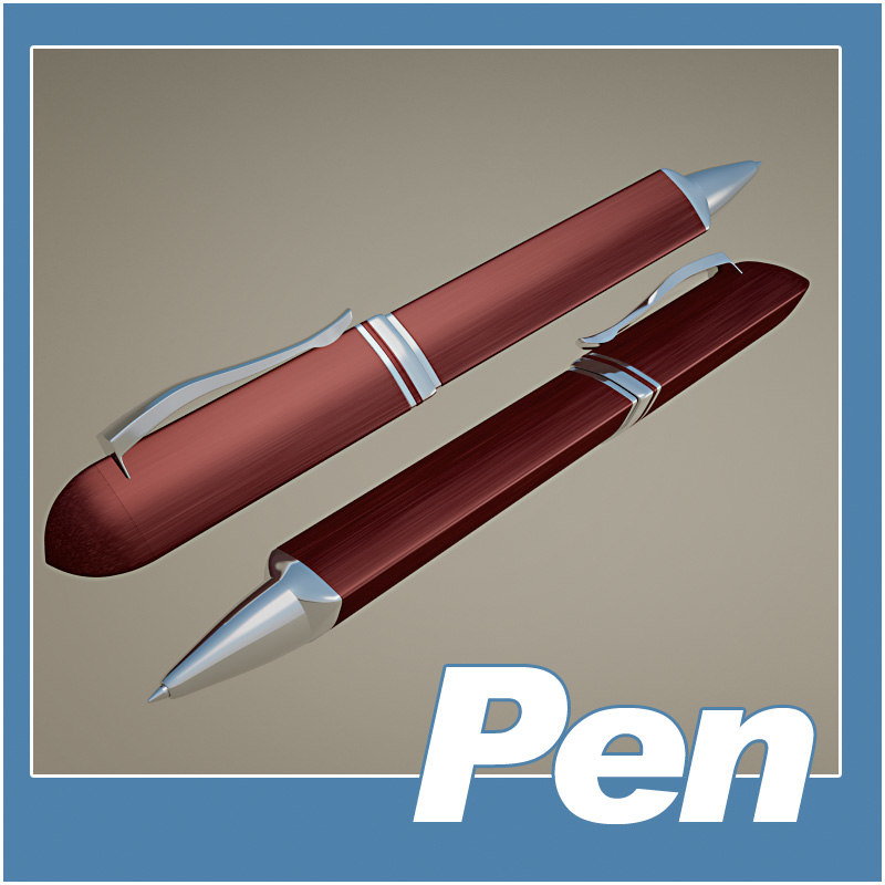 3d model of pen