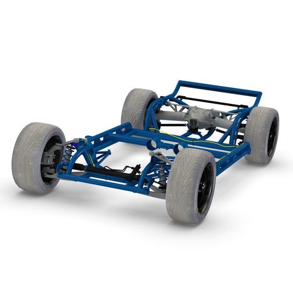 car chassis 3d model