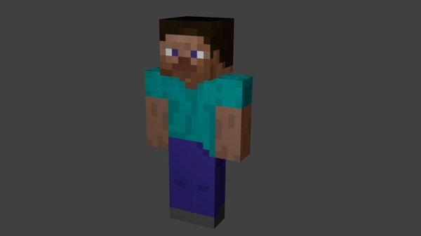 simple minecraft 3d blend
