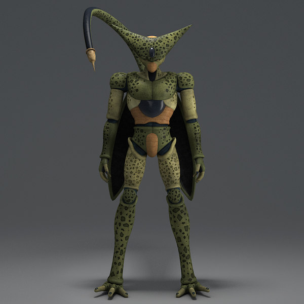 3d max dragon ball cell