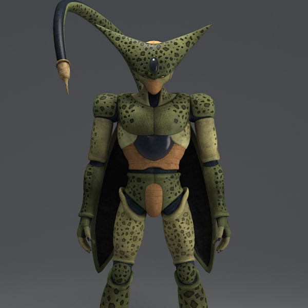 3d max dragon ball cell