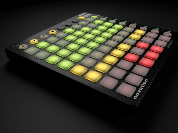 3d model of launchpad novation