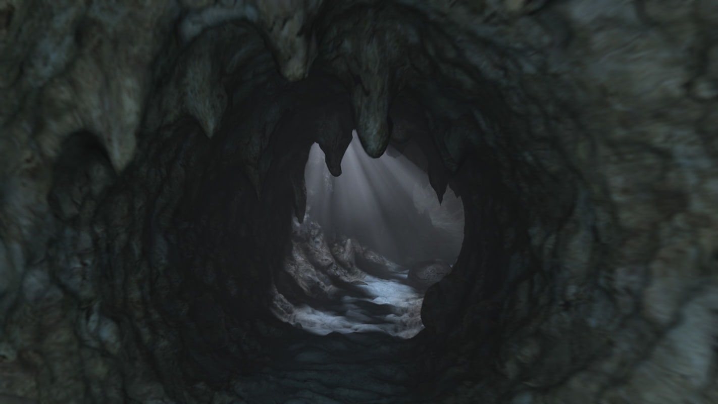 3d model deep cave