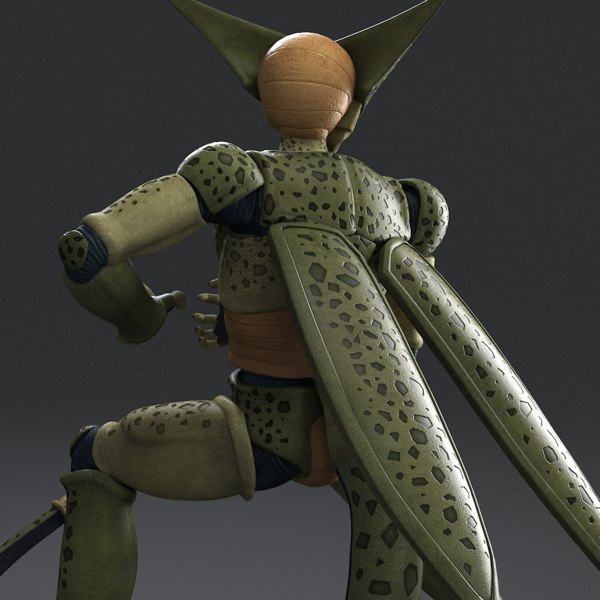 dragon ball cell rigged max