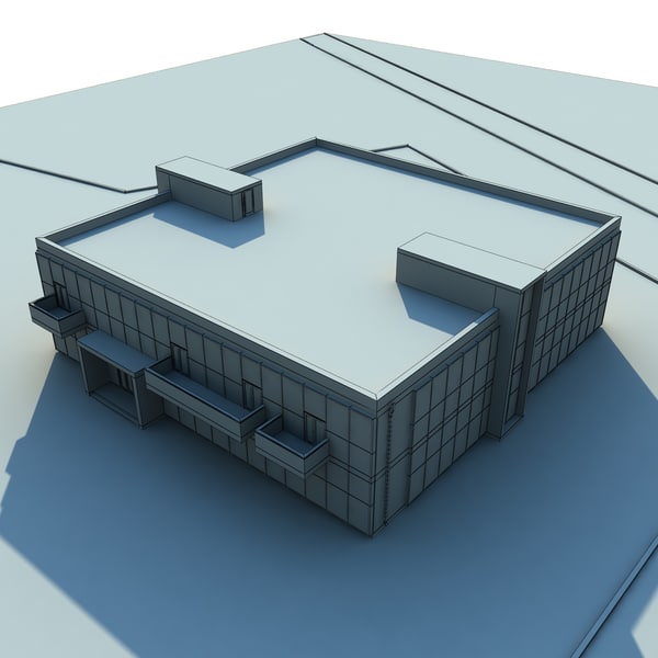 max 2 story modern office