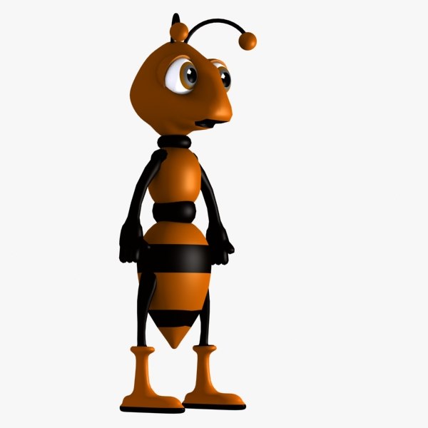ant character obj