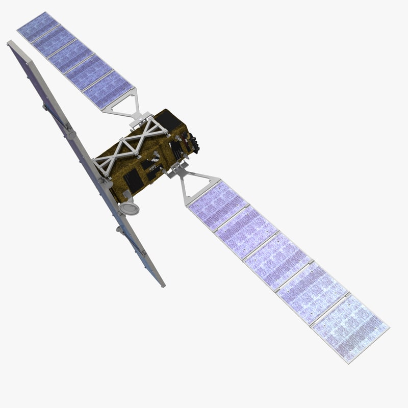 sentinel 1 earth observation 3d model