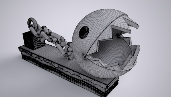 chain chomp 3d model