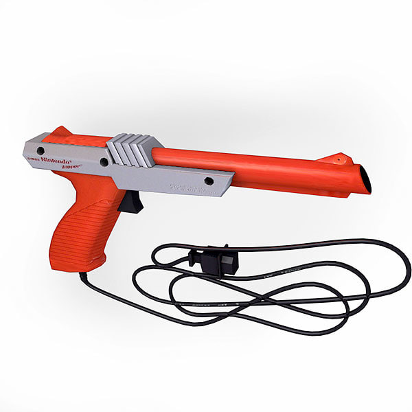 nintendo zapper 3d model