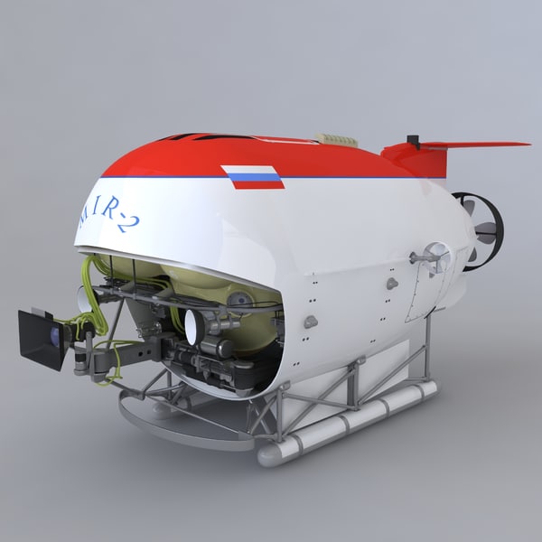 submarine mir 2 3d model