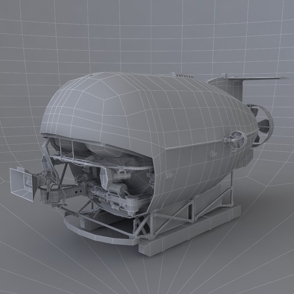 submarine mir 2 3d model