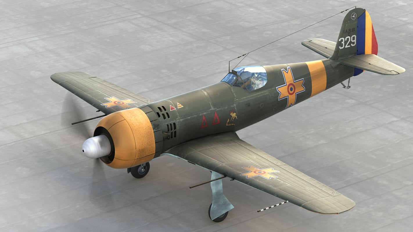3d model iar romanian aircraft