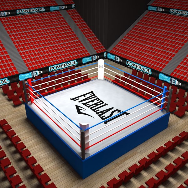boxing arena 3d model
