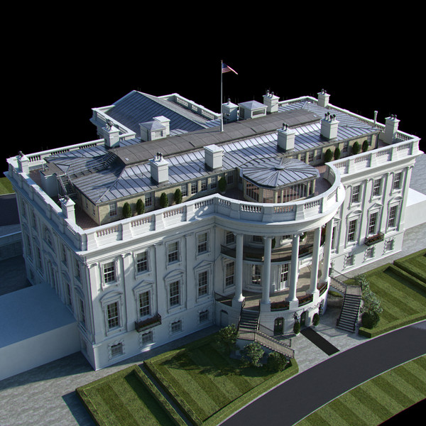 3d model washington white house