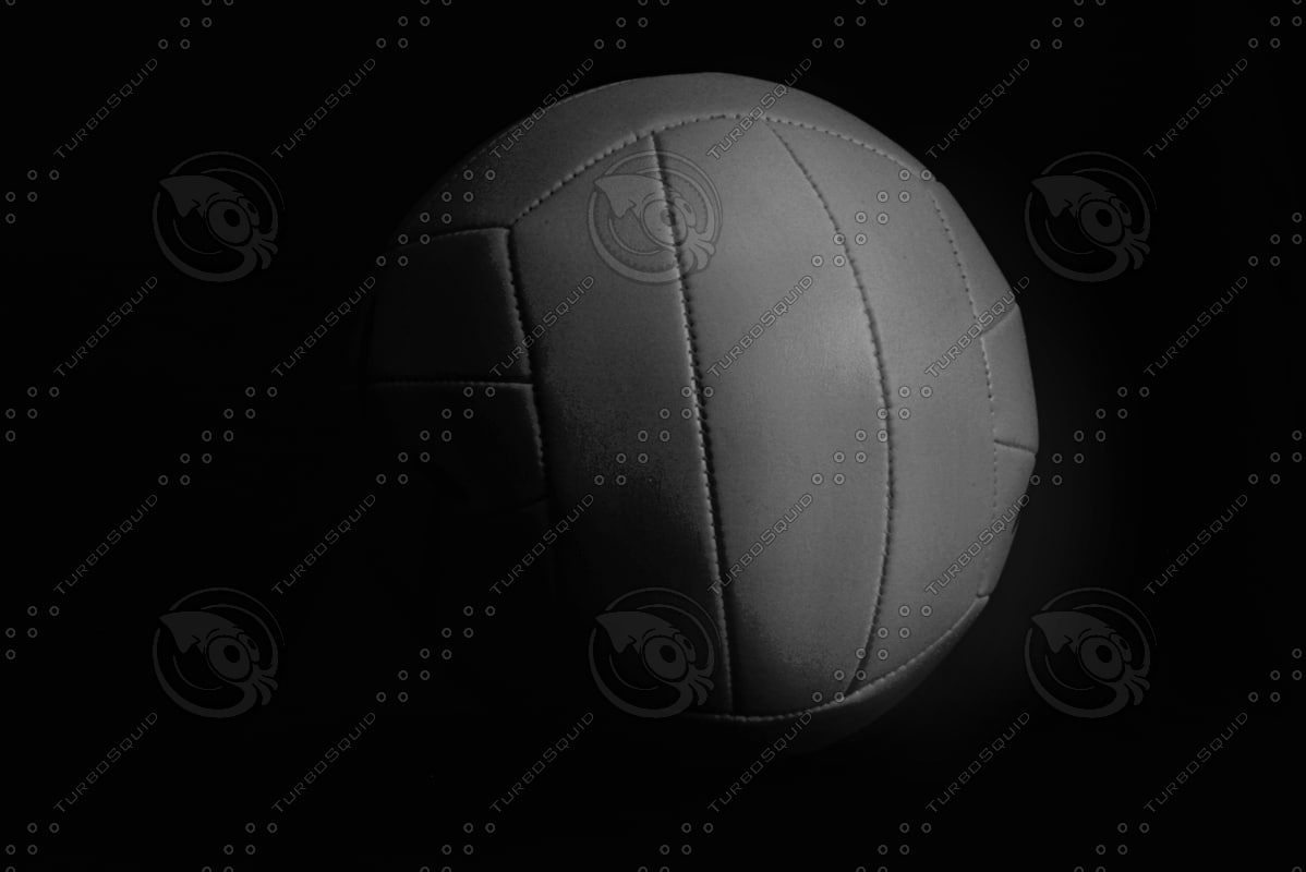 Texture jpg bw volleyball black