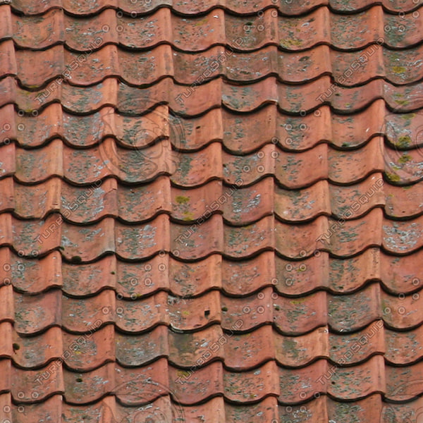 Texture jpg roof red old