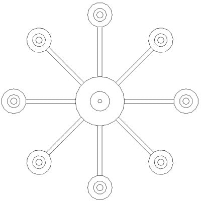 Building rfa Chandelier 2d Symbol