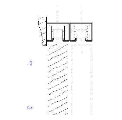 Building rfa sliding door Detail