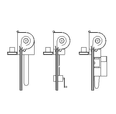 Building rfa coiling door Detail