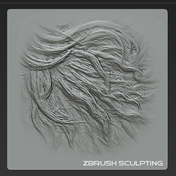 Texture jpg alpha brush fur