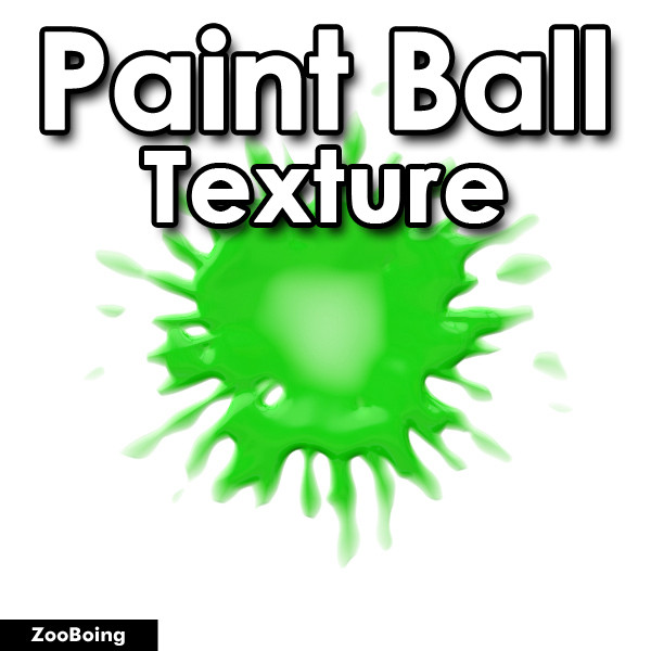 Real Paintball Splats