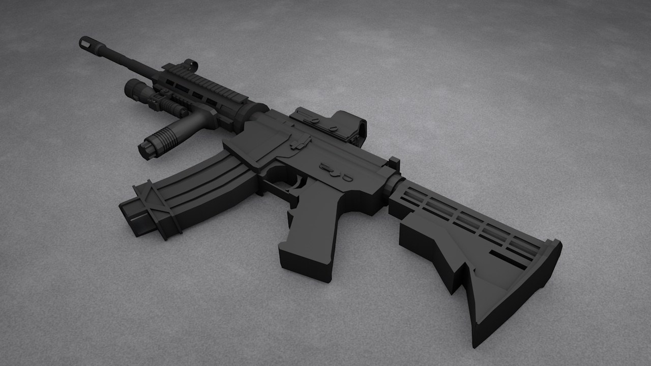 max m4a1 assault rifle
