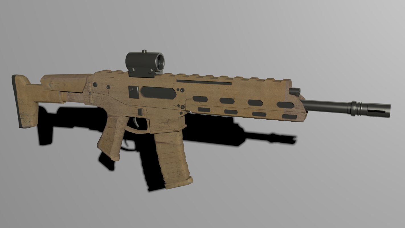 rifle acw r acw 3d model