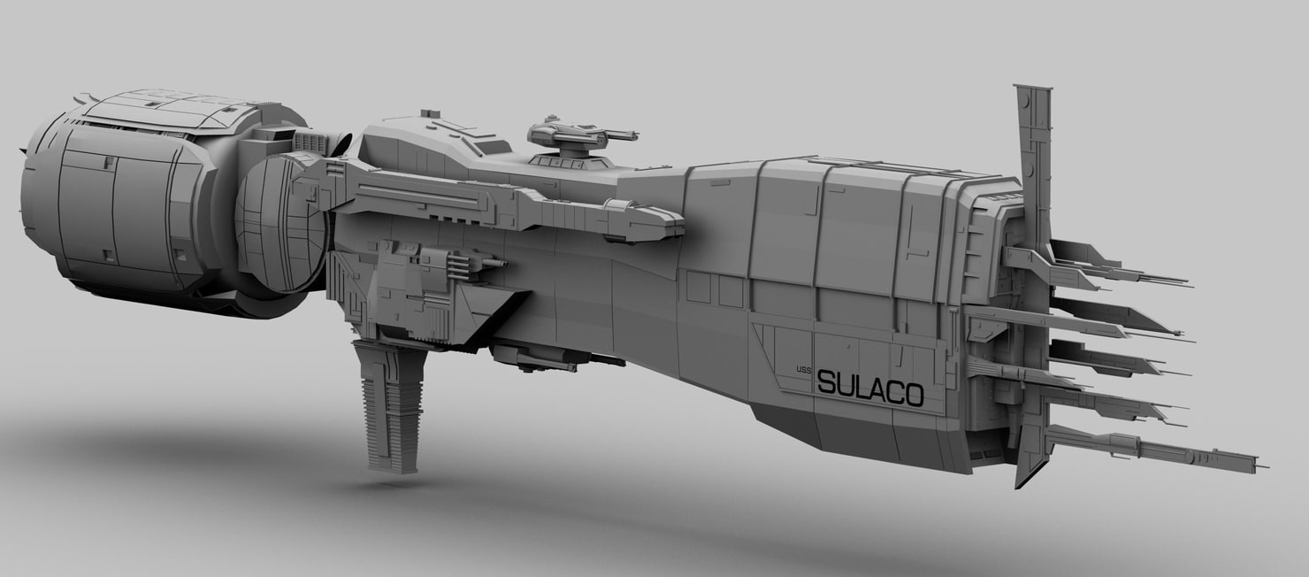 3d model uss sulaco