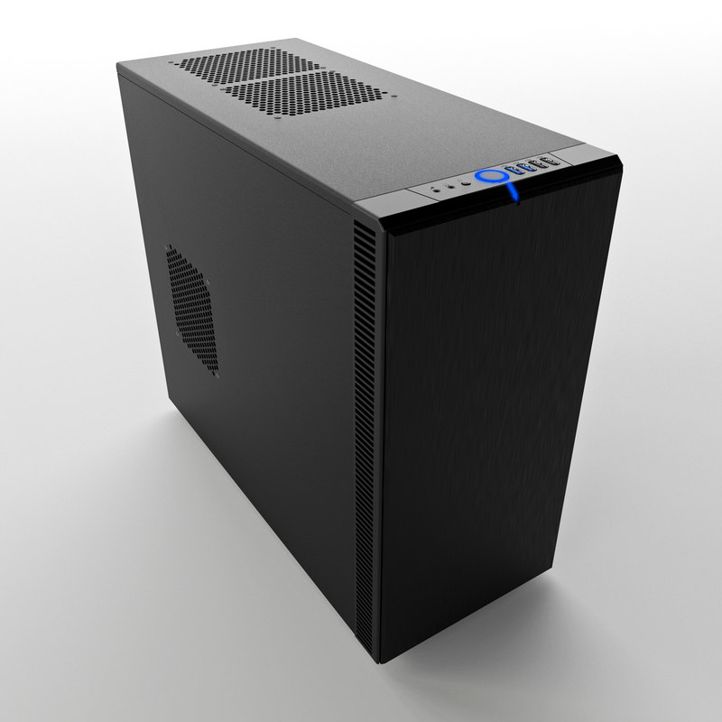 3d model pc case fractal design