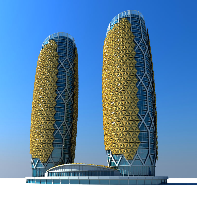 3ds max al bahar towers