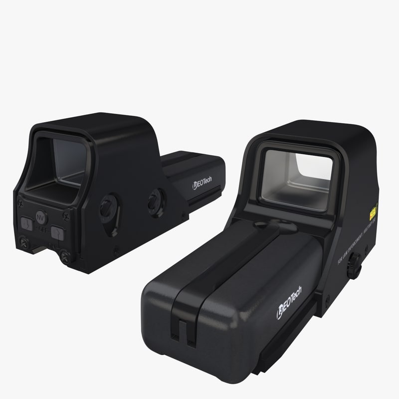 3ds max eotech 552 holographic rifle