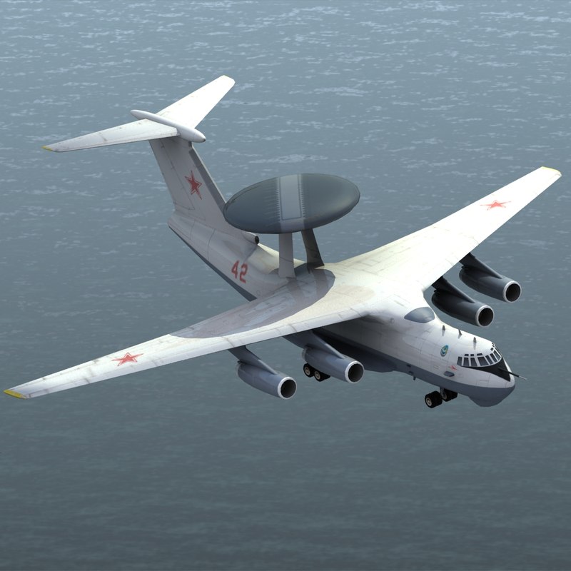 beriev a50 awacs 3ds