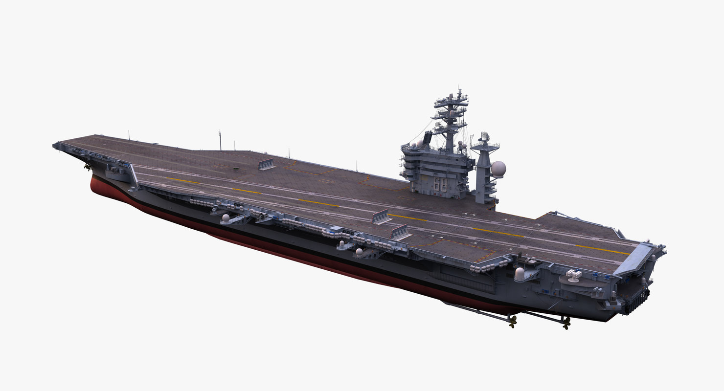 uss nimitz 3d model