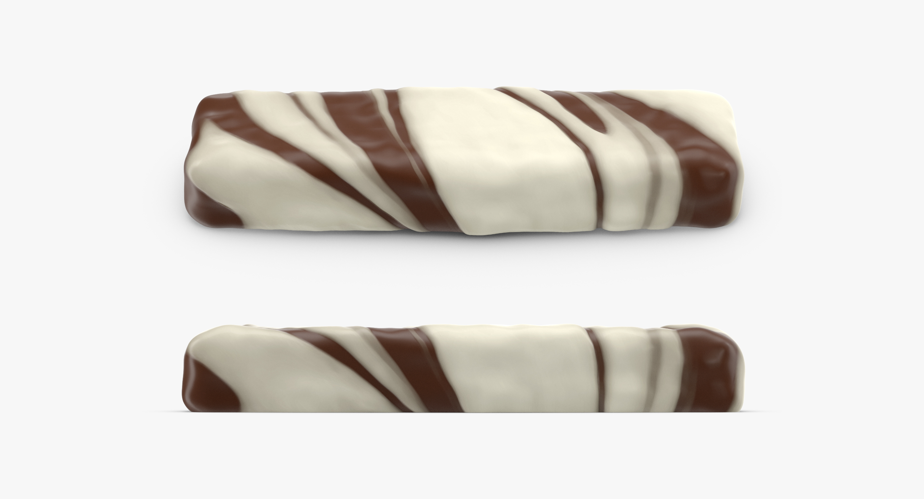3d marbled chocolate bar