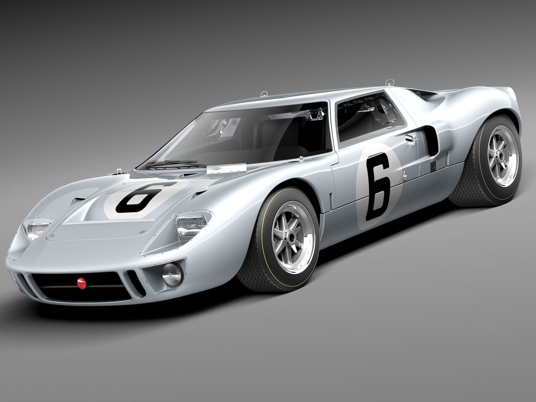 3d Model Ford Gt40 Wallpaper