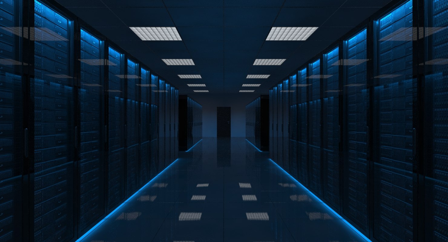 3ds max server room