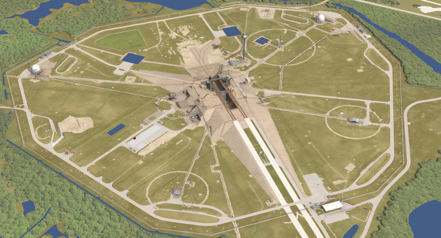 launch complex 39a shuttle 3d lwo
