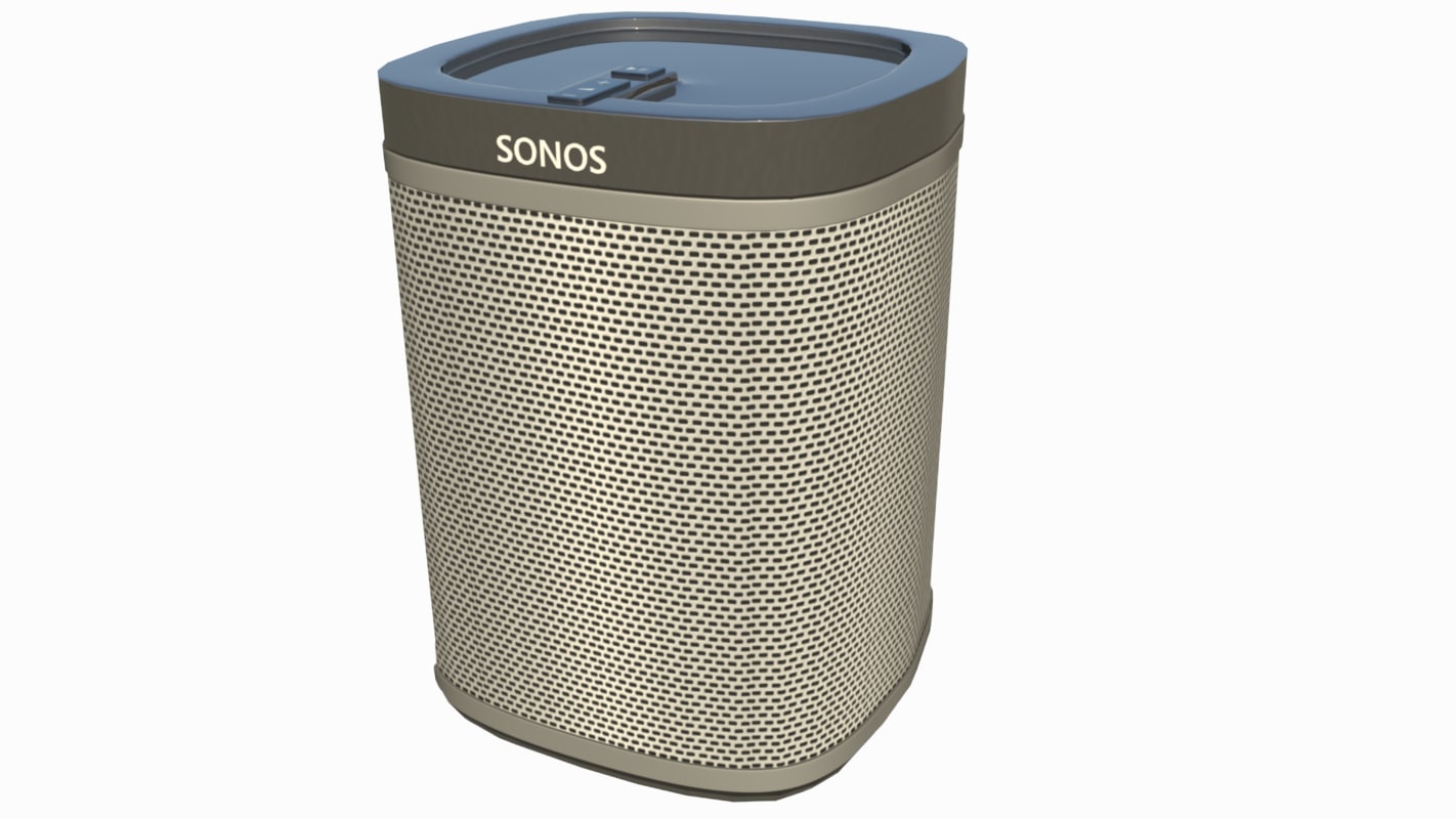 sonos speaker 3d model