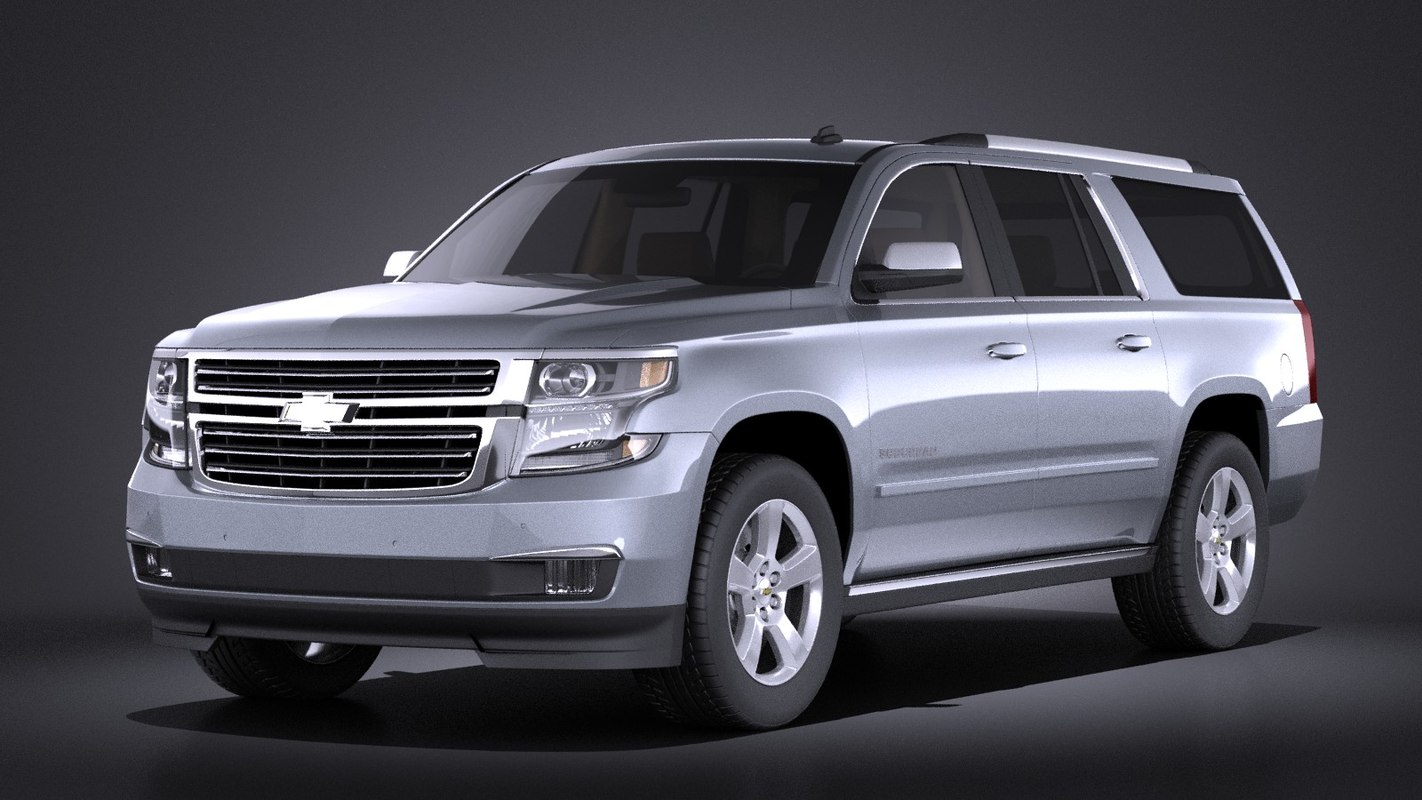 3d model 2015 chevrolet suburban