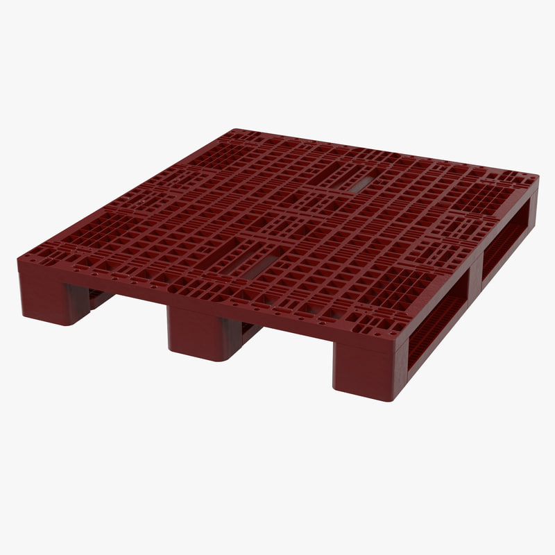 max plastic pallet red