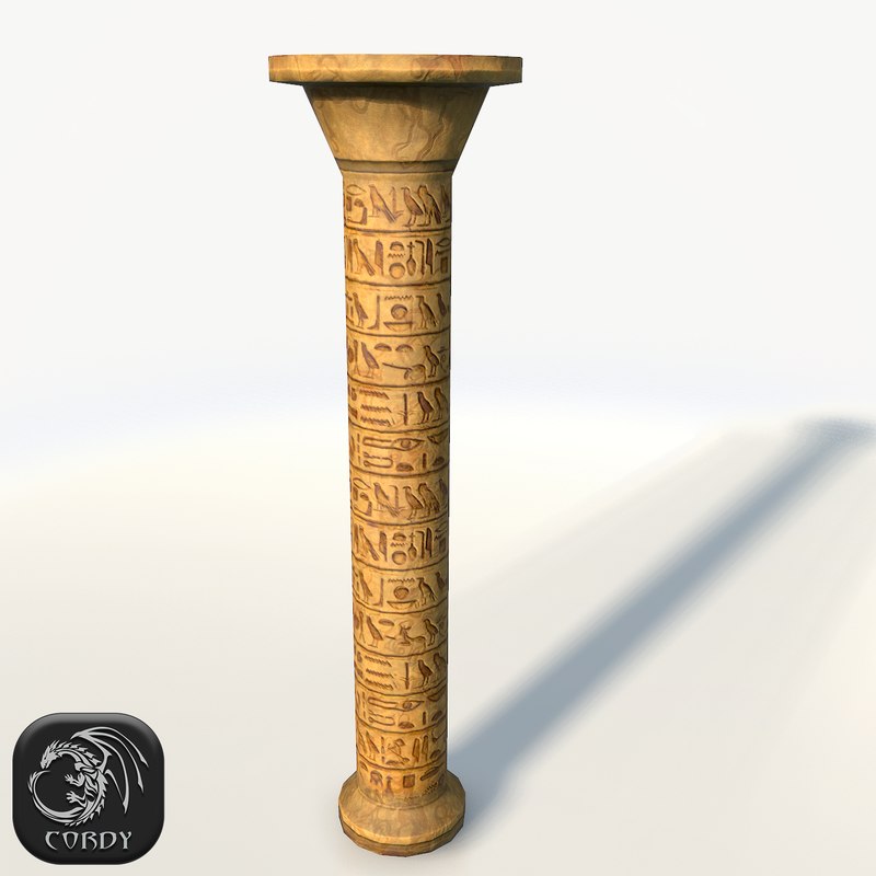 3d model sand pillar
