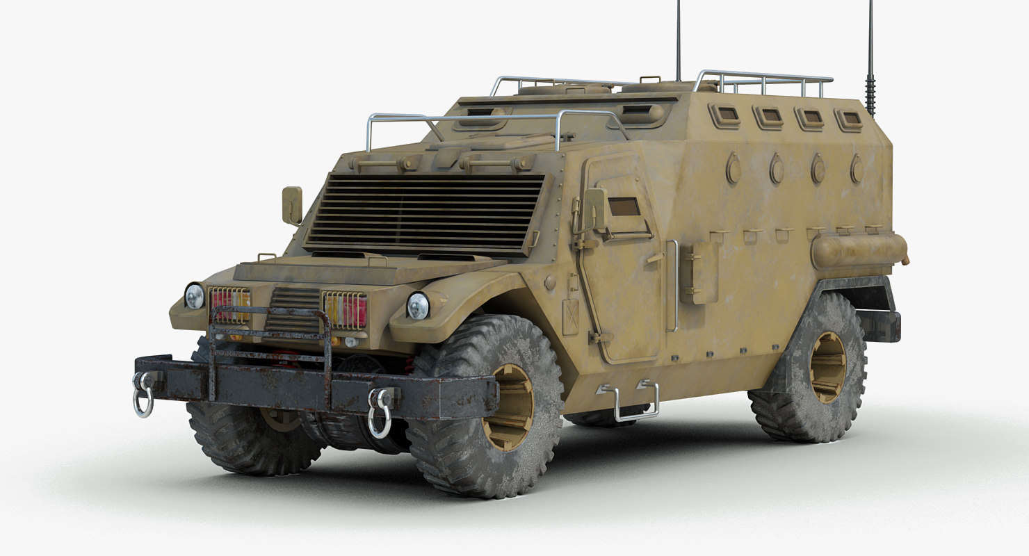3D 3ds apc concept desert