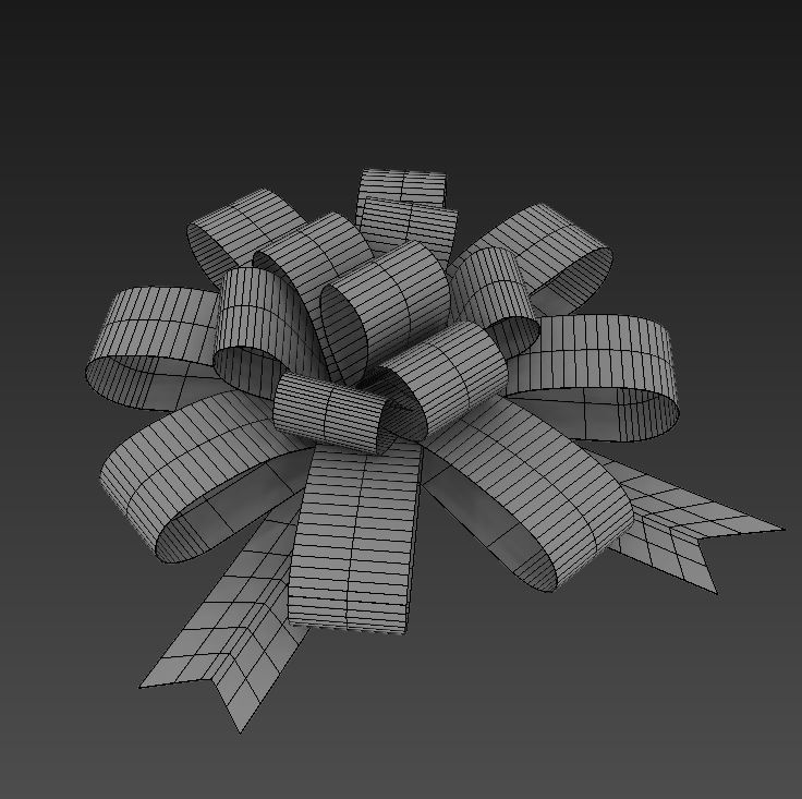 ribbon 3d model