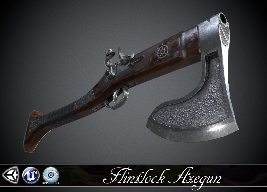 flintlock axe gun max